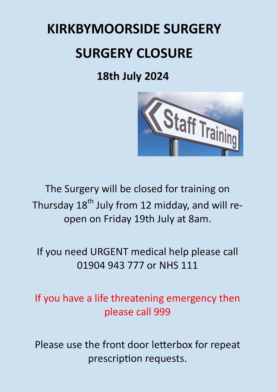 News - The Kirkbymoorside Surgery